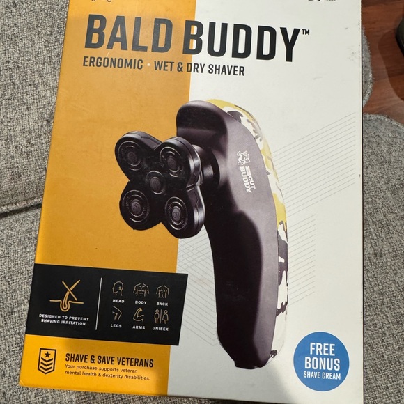 Accessories | Bald Buddy Ergonomic Shaver | Poshmark